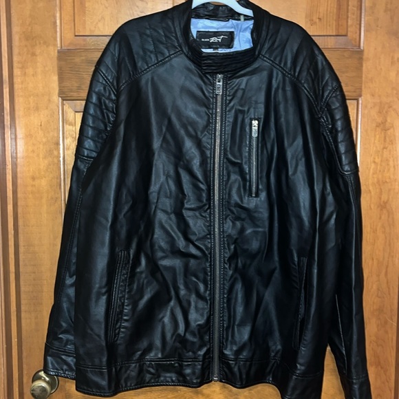 Black Rivet | Jackets & Coats | Black Rivet Faux Leather Black Jacket ...